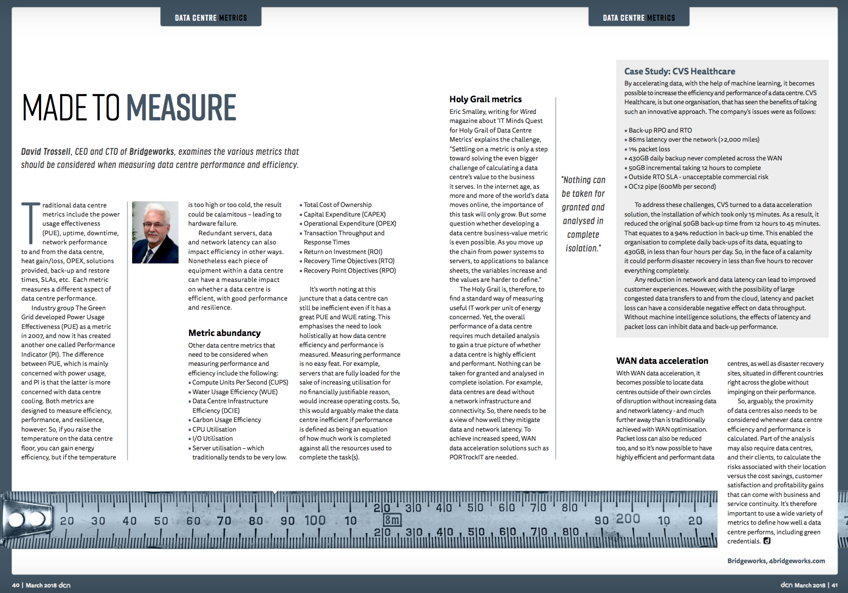 Made To Measure: Metrics To Gauge Data Centre Efficiencies - Bridgeworks Made To Measure: Metrics To Gauge Data Centre Efficiencies - Bridgeworks